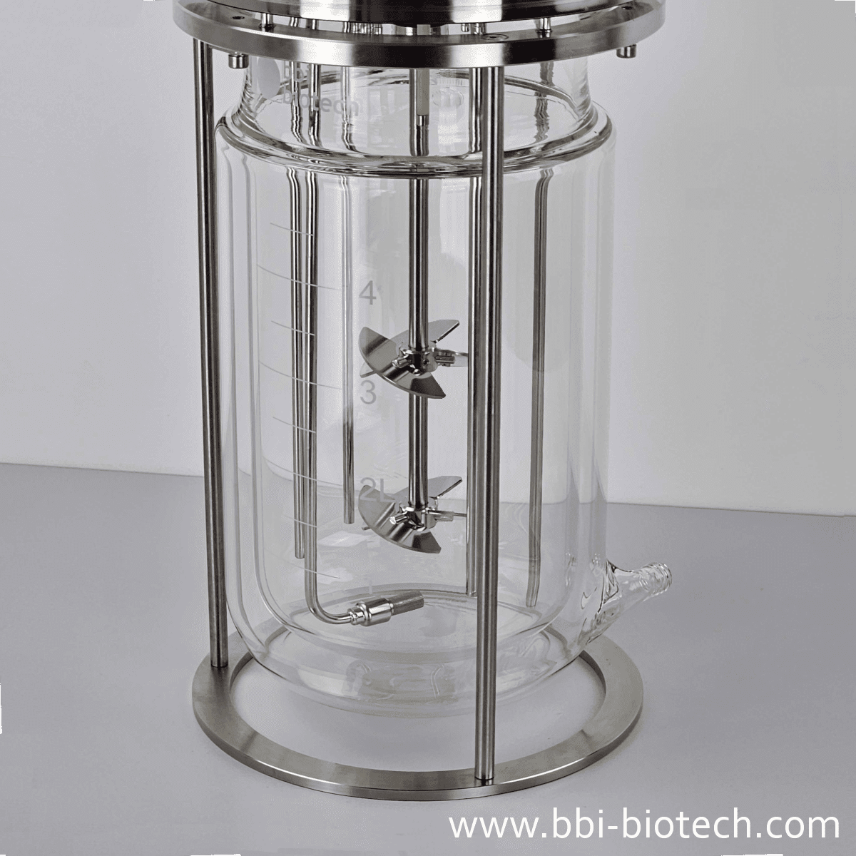 5 L double-wall vessel, complete with accessories CC without sensors ...