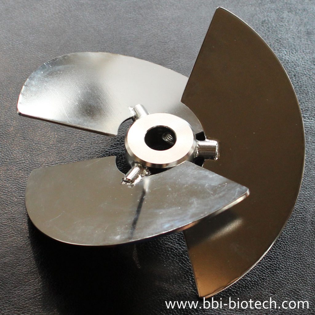 3-blade segment impeller, Ø 130 mm, 14 mm stirrer shaft – Bioreactors ...