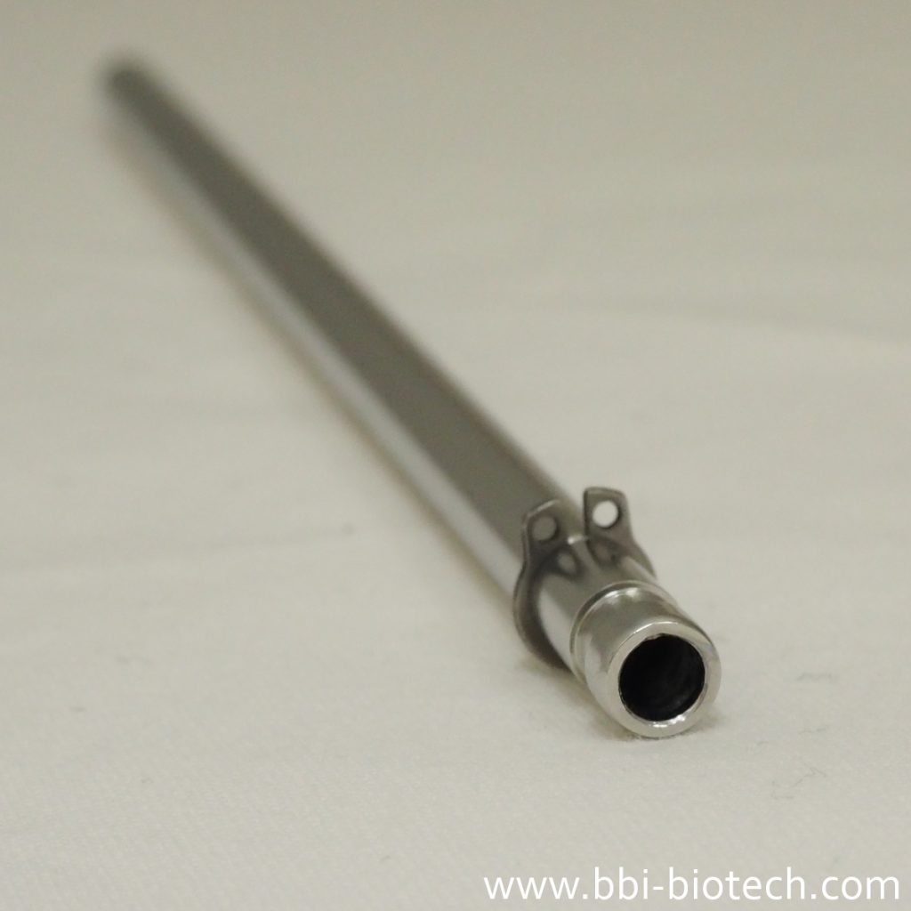 0.5 L dip tube for harvesting, height-adjustable, ID = 4 mm, without ...