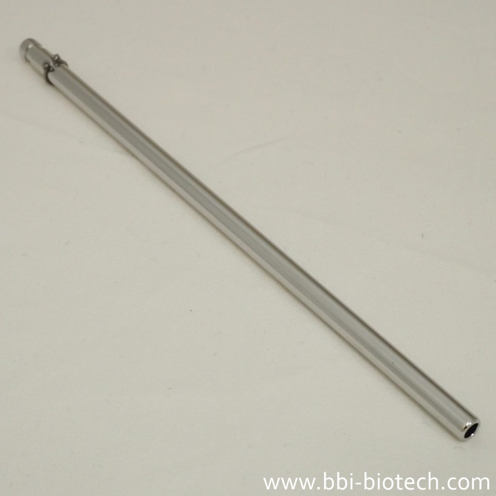 0.5 L dip tube for harvesting, height-adjustable, ID = 4 mm, without ...