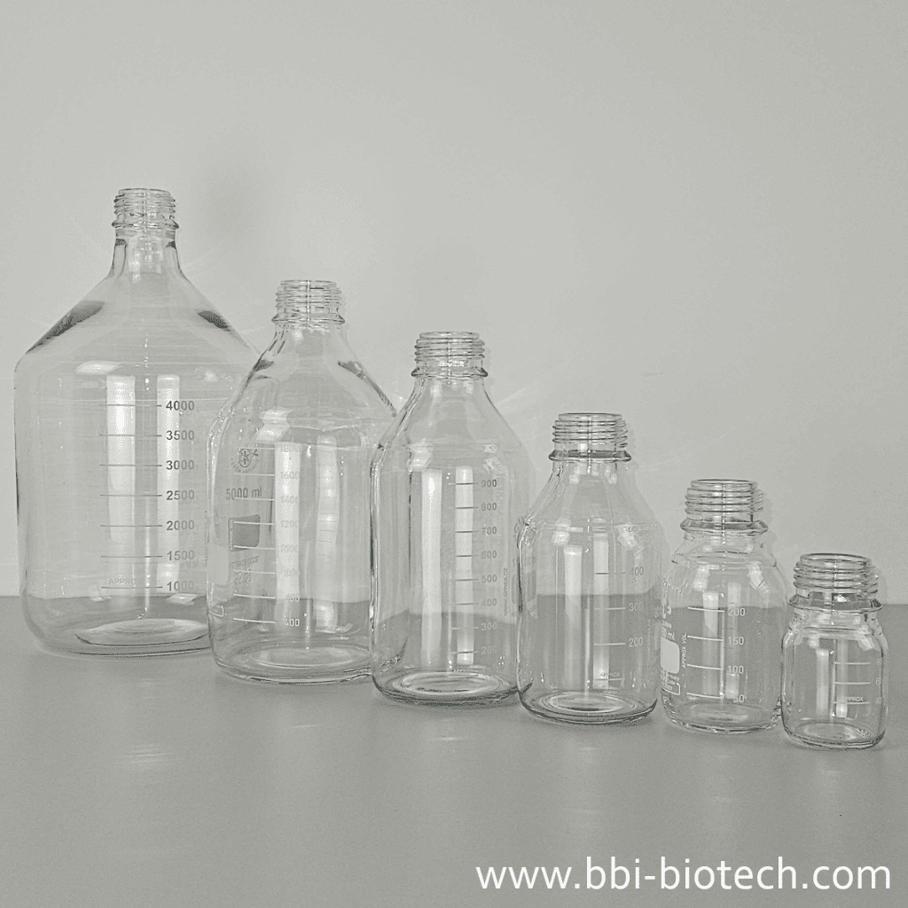 500 ml laboratory bottle with DIN thread, GL 45 – Bioreactors | Fermentors | Sampling – bbi-biotech