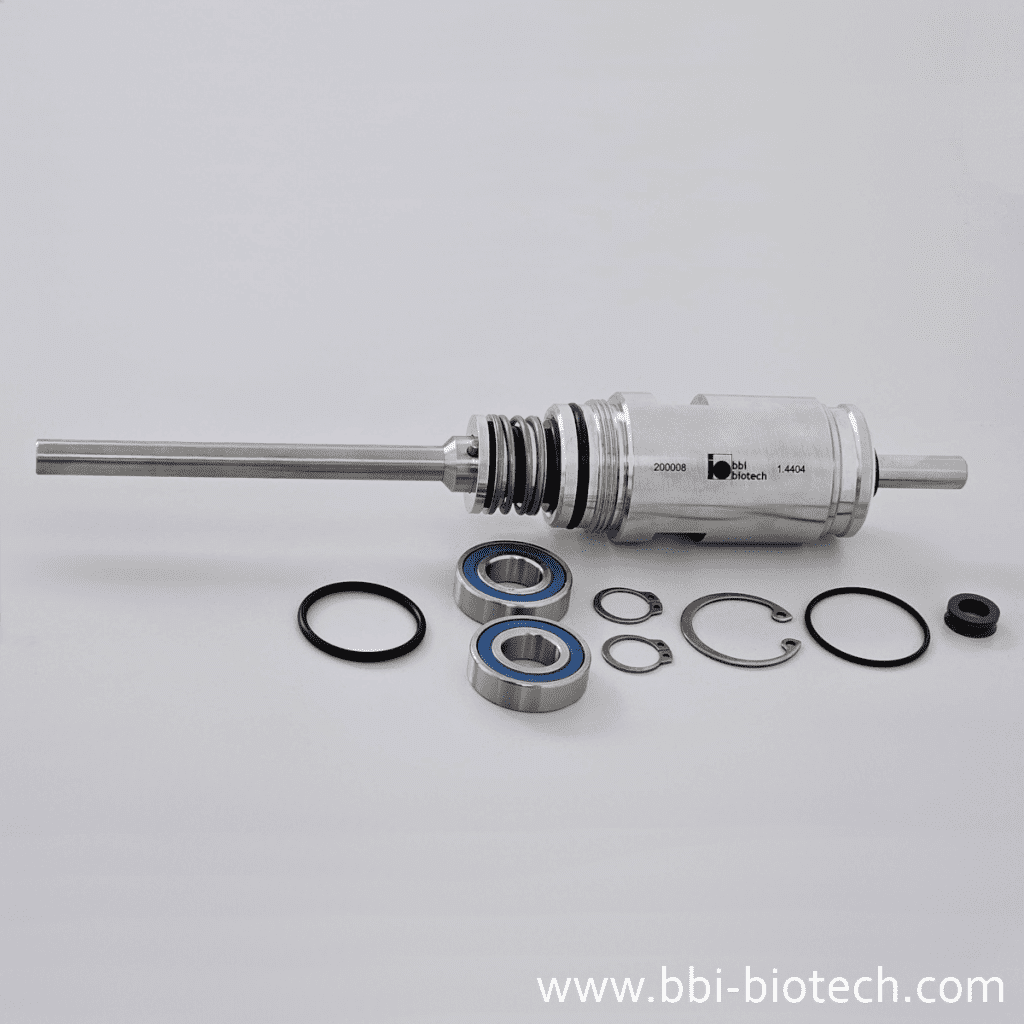 Wear parts for stirrer shafts up to 10 L (without mechanical seal ...