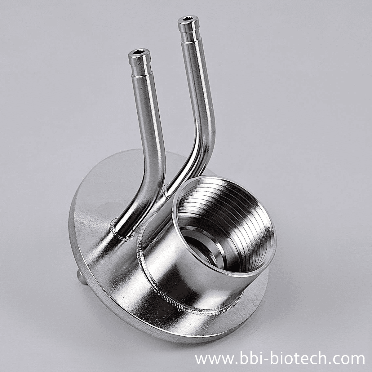 Headpiece with 2 hose nozzles 4 x 1 mm and 1 x Pg 13,5 port ...