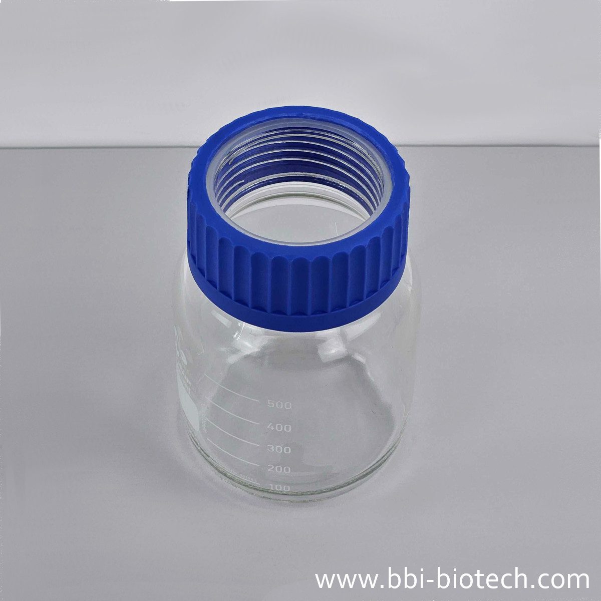 500 ml wide-neck bottle GLS 80 GLS 80 with seal and screw cap with hole ...