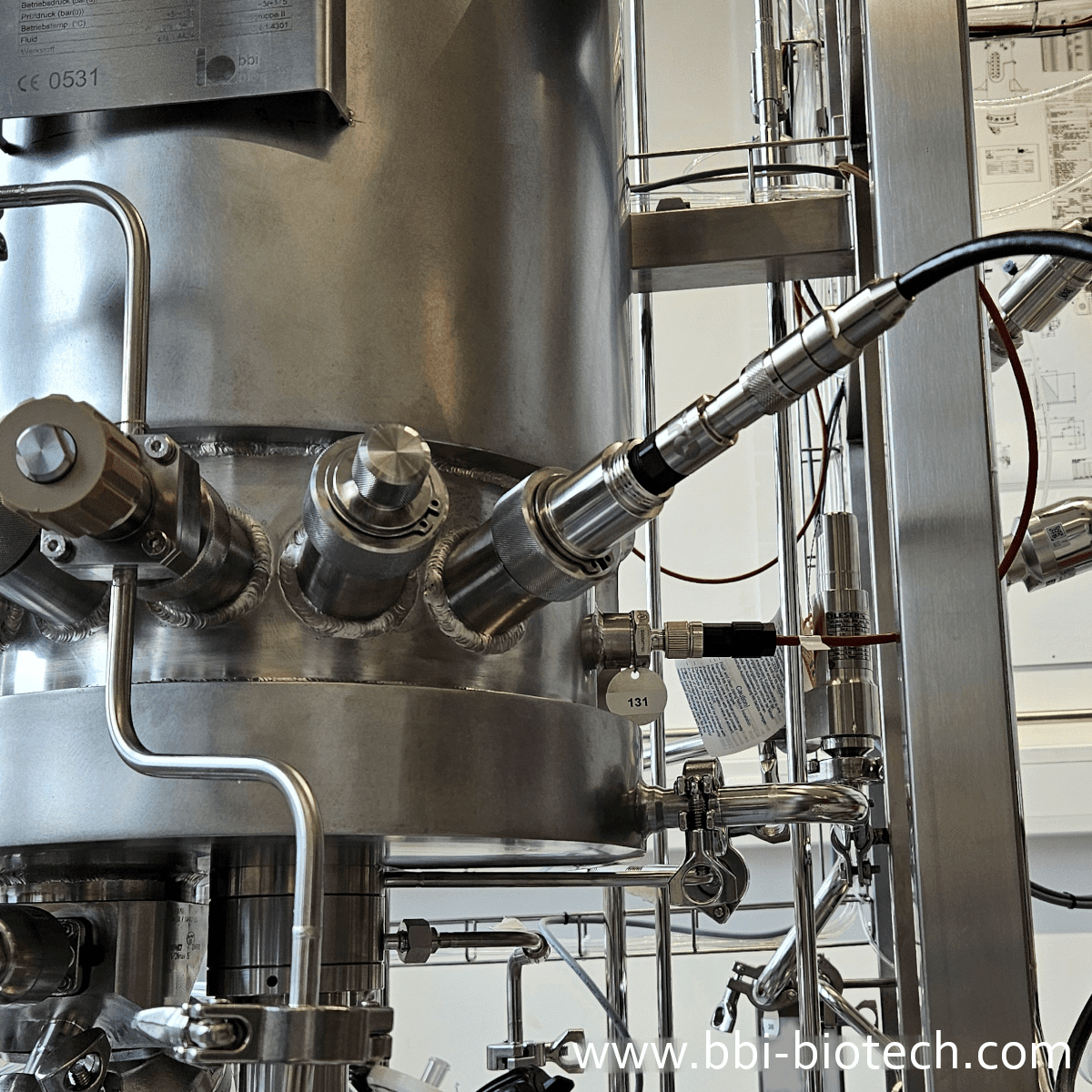 Hamilton pH probe classic for 1 L vessel – EasyFerm Plus PHI VP 160 ...