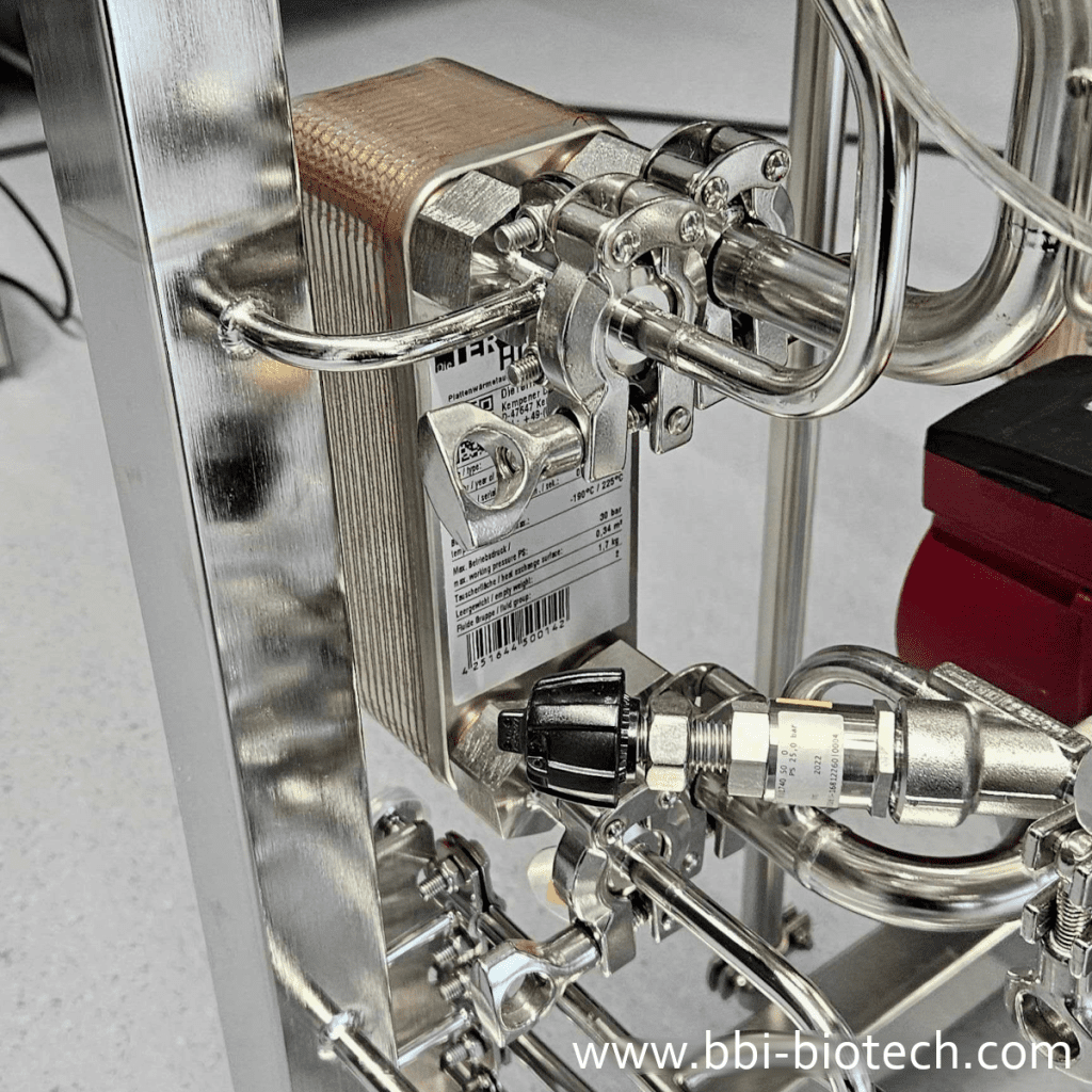 Plate heat exchanger – Bioreactors | Fermentors | Sampling – bbi-biotech